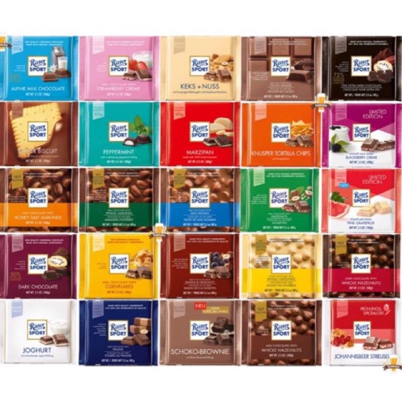 Ritter Sport Chocolate 100gm Made In Germany 🇩🇪 | Shopee Malaysia