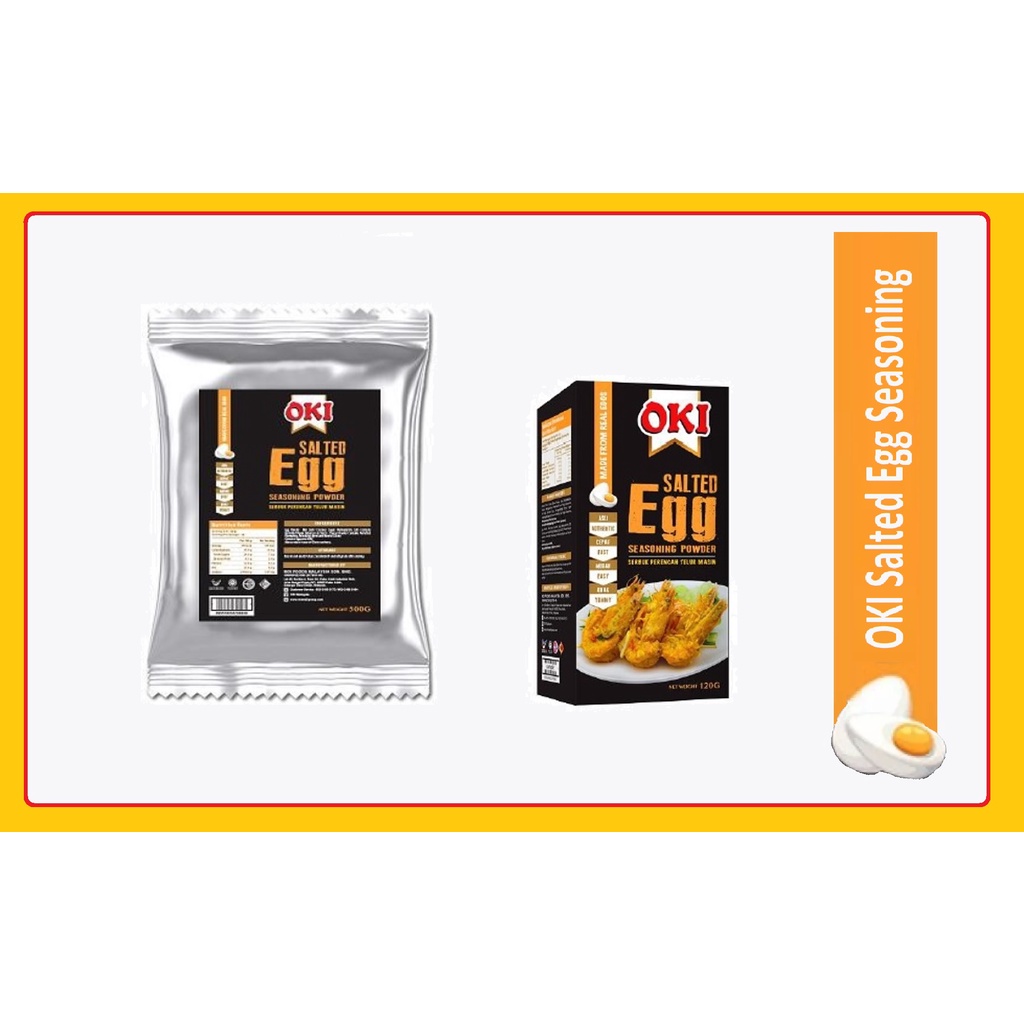 OKI Salted Egg Seasoning Powder / Serbuk Perencah Telur Masin - 120g ...