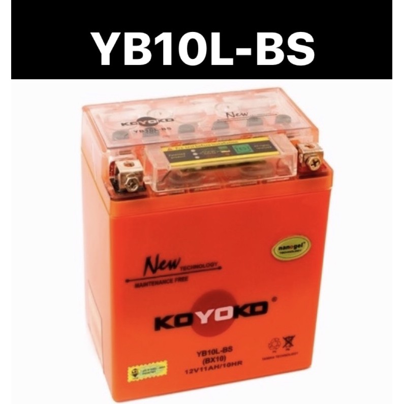 YB10L-BS YB10L BS Koyoko Gel G2 Battey Batteri Bateri Original KOYOKO ...
