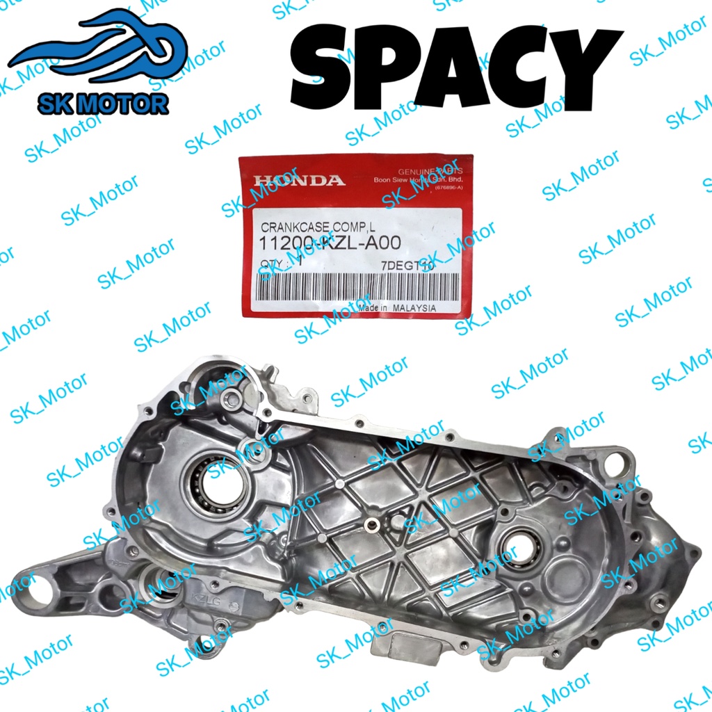Honda SPACY 110 Original Crankcase Left Right Kiri Kanan Casing Kotak ...