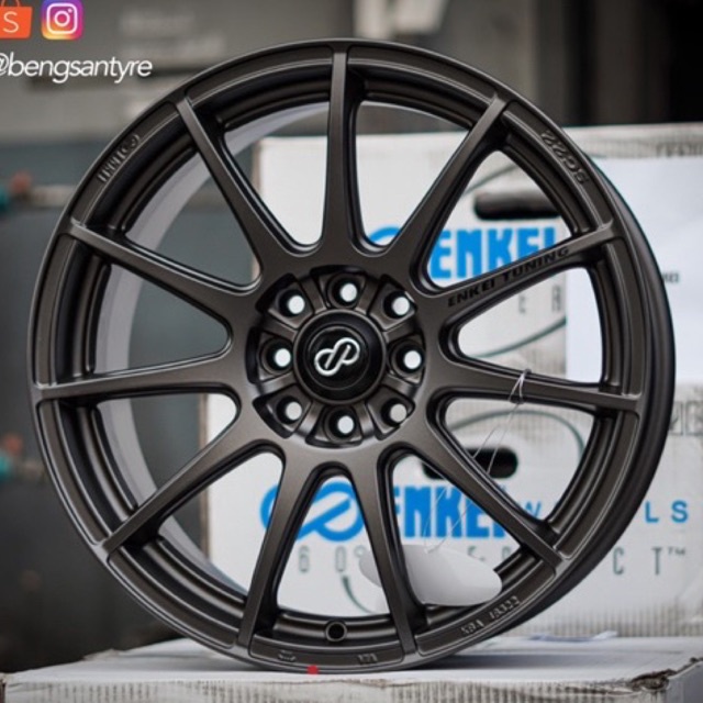 Original Enkei Tuning SC22 17” Matte Gunmetal. Light Weight Cast Series ...