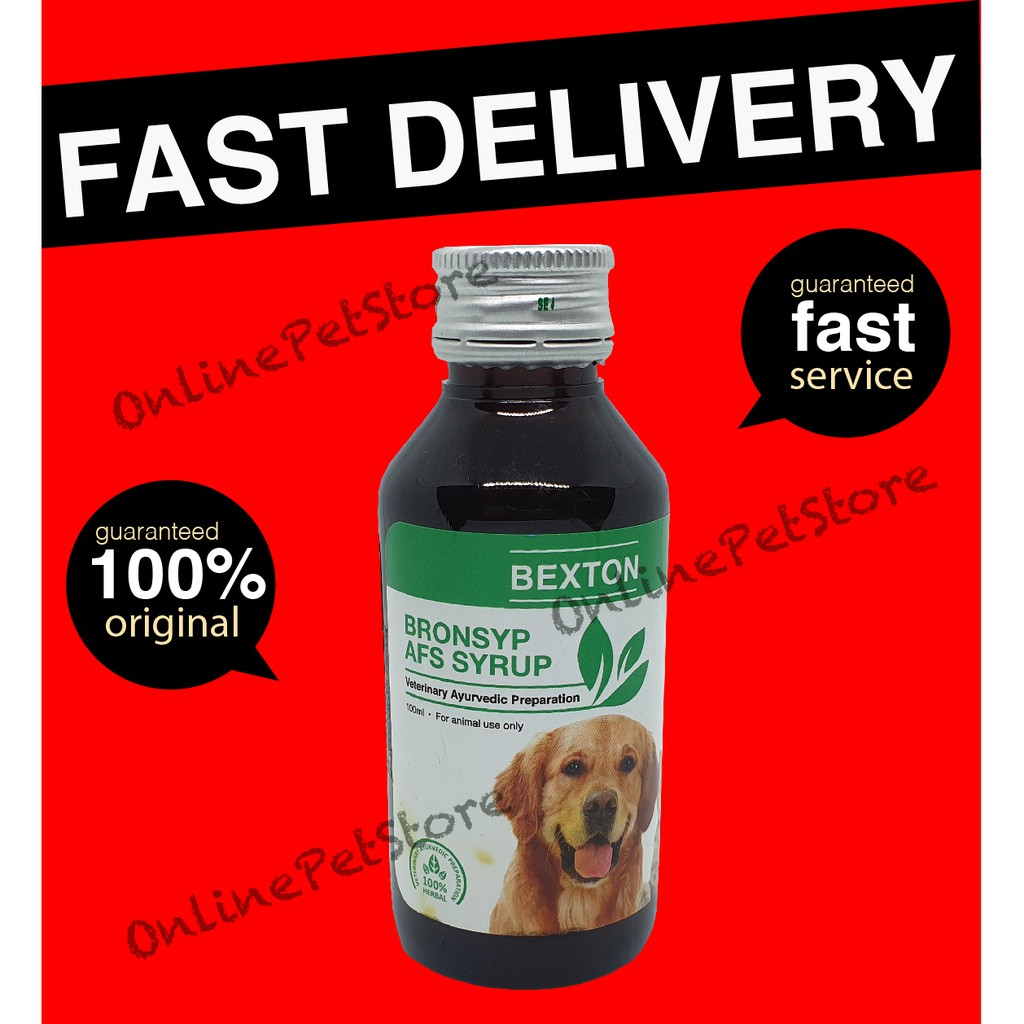 BEXTON BRONSYP SYRUP For Flu & Cough (Cats & Dog) 100ml | Shopee Malaysia