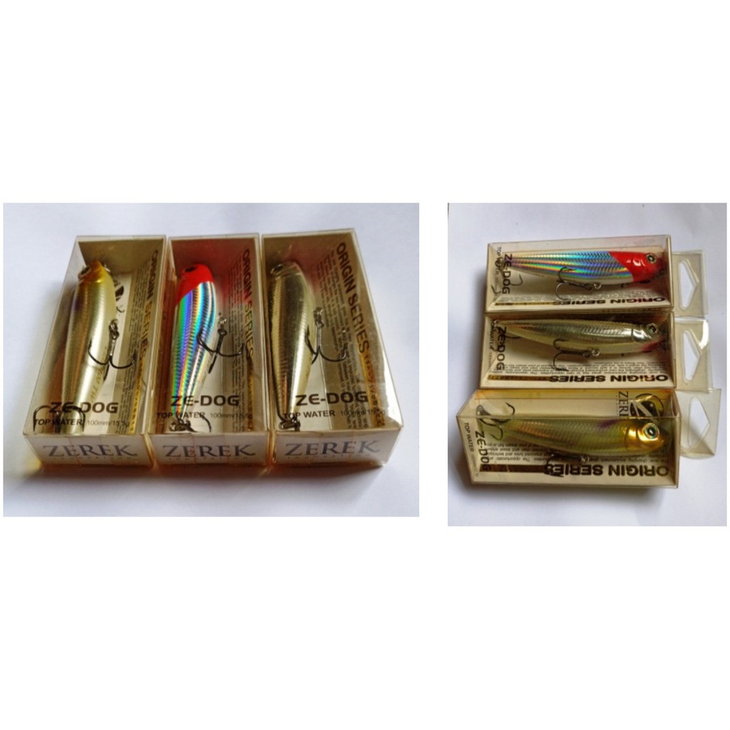 Zerek Ze-Dog Topwater lure 100mm | Shopee Malaysia