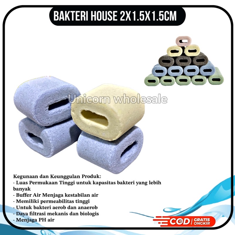 BACTERIA HOUSE BACTERIA HOUSE BIORING MEDIA FILTER AQUARIUM POND CULVA ...