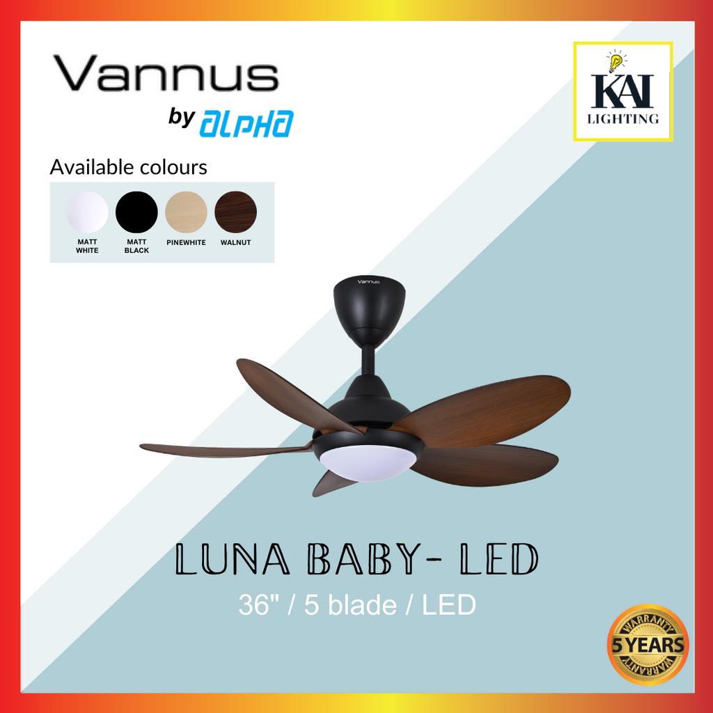 Alpha Vannus Baby Luna 36'' Baby Fan DC Motor 5 Blades With 3 Colour ...
