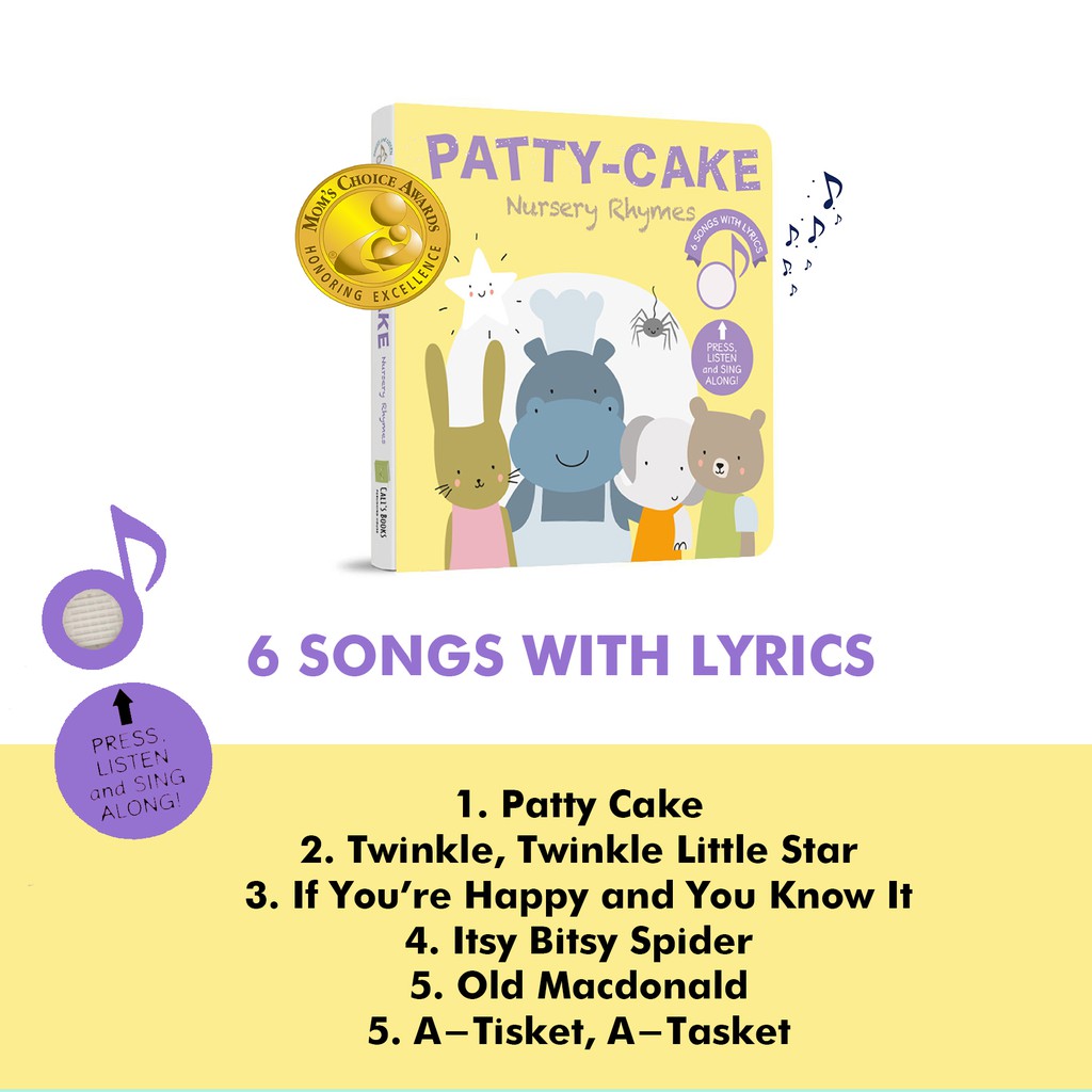 PATTY CAKE NURSERY RHYMES (CALI'S BABY SOUND BOOKS) | Shopee Malaysia