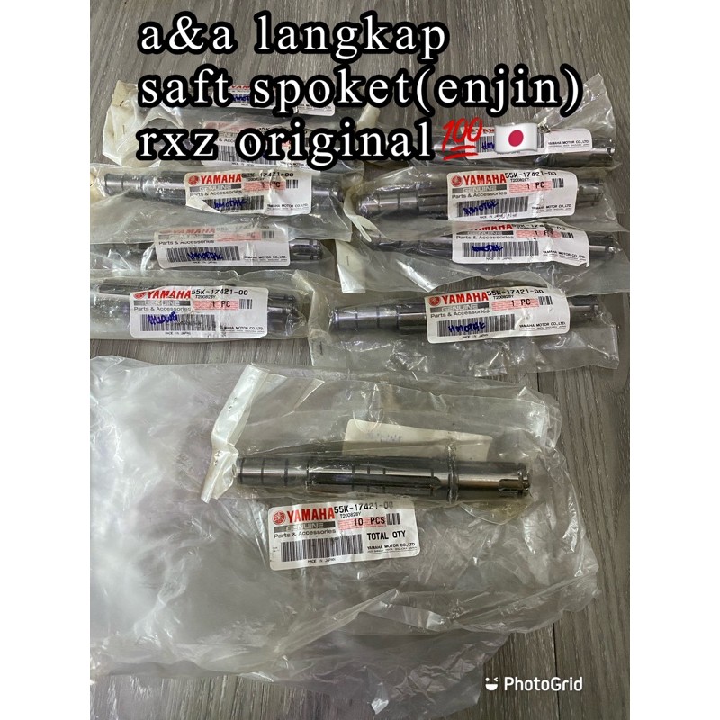 SAFT ENJIn/SAFT GEAR SPOKET (enjin) RXZ ORIGINAL JAPAN 💯🇯🇵 | Shopee ...