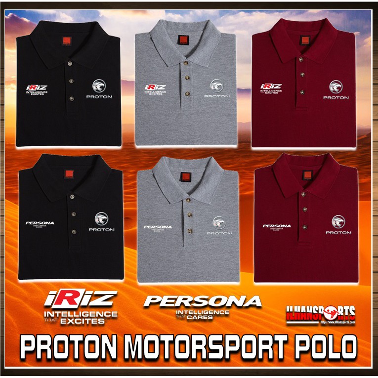 PROTON MOTORSPORT IRIZ PERSONA POLO TSHIRT | X70 | SAGA | EXORA | IRIZ ...