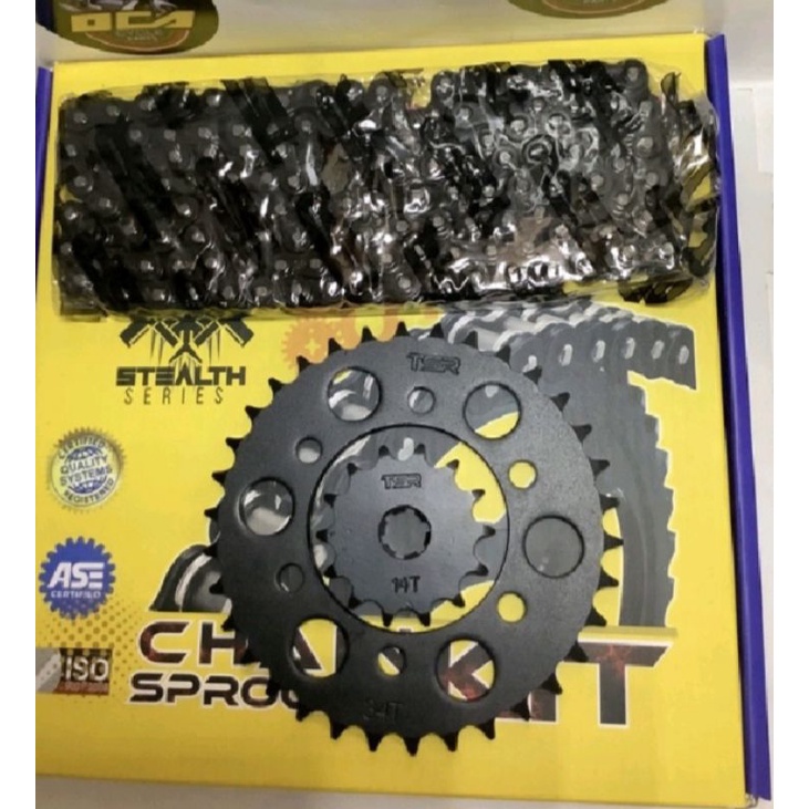 FURY 6 HOLES SPROCKET SET TSR CHAIN HEAVY DUTY 36/14,34/14 TSR | Shopee Malaysia