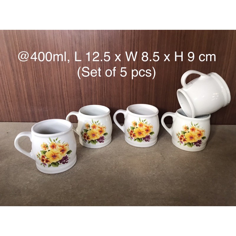 💥lelong🌪lelong 🌊rejected ceramic Cawan minum (harga utk 5 biji ...