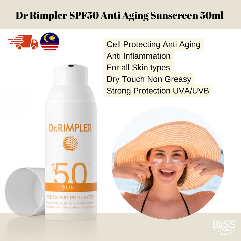 Dr.RIMPLER Sun Age Repair Protection SPF50+ Anti Aging High Protection ...