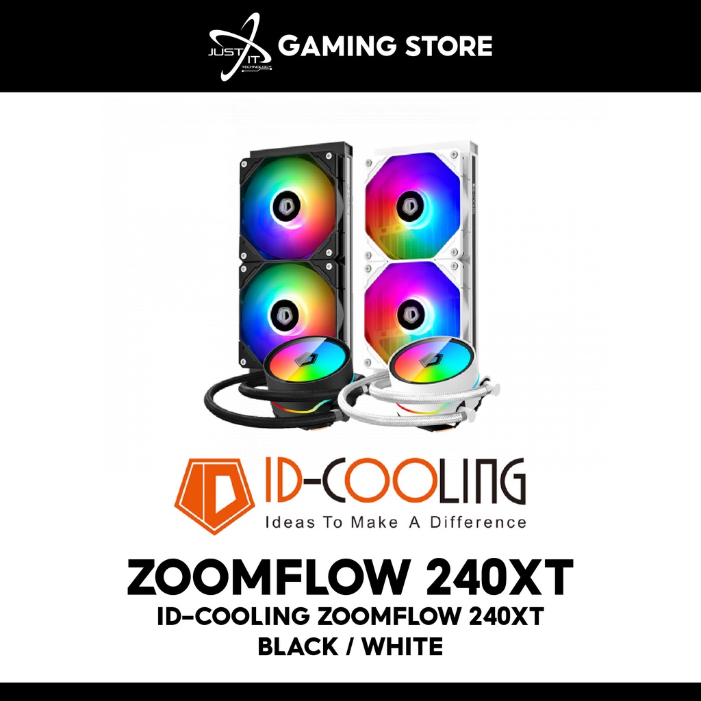 ID-COOLING ZOOMFLOW 240 XT ARGB WATERCOOLING BLACK / SNOW ( IDC-CPU ...