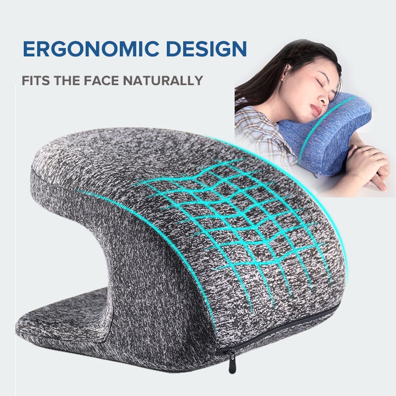 DANSUNREVE small Sleep Pillow Bantal Tidur 办公室午睡枕 记忆枕 保护脊椎 Nap Donut ...