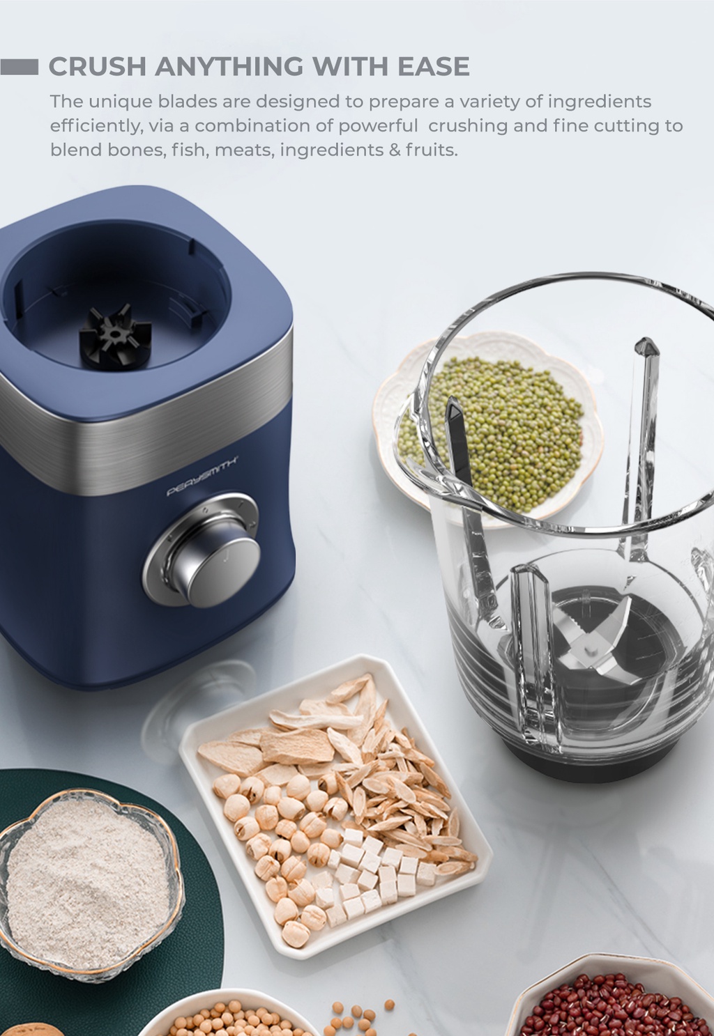 Perysmith High Speed Blender Easy Cooking Series (800W) PS3200 | Shopee ...