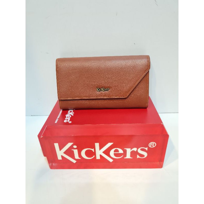 Kickers genuine leather ladies long purse(C84230-DHA) | Shopee Malaysia