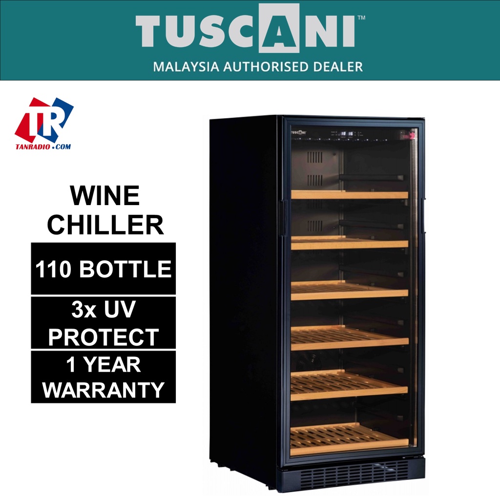 Tuscani BELLONA Wine Cellar / Chiller / Fridge 110 Bottles | Shopee ...