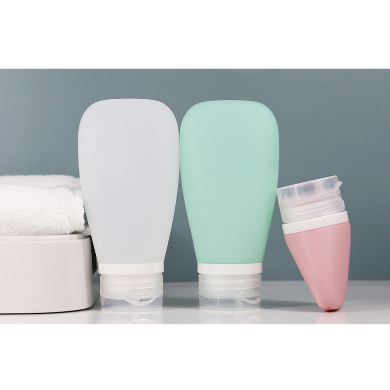 Botol Silikon Kecil Mudah Alih untuk Syampu & Toiletries / Portable ...