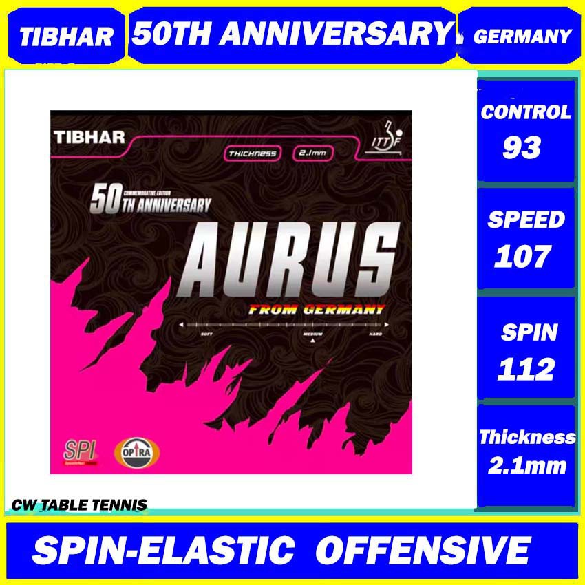 TIBHAR NEW 2020 50th Anniversary AURUS Dragon Upgraded Table Tennis ...