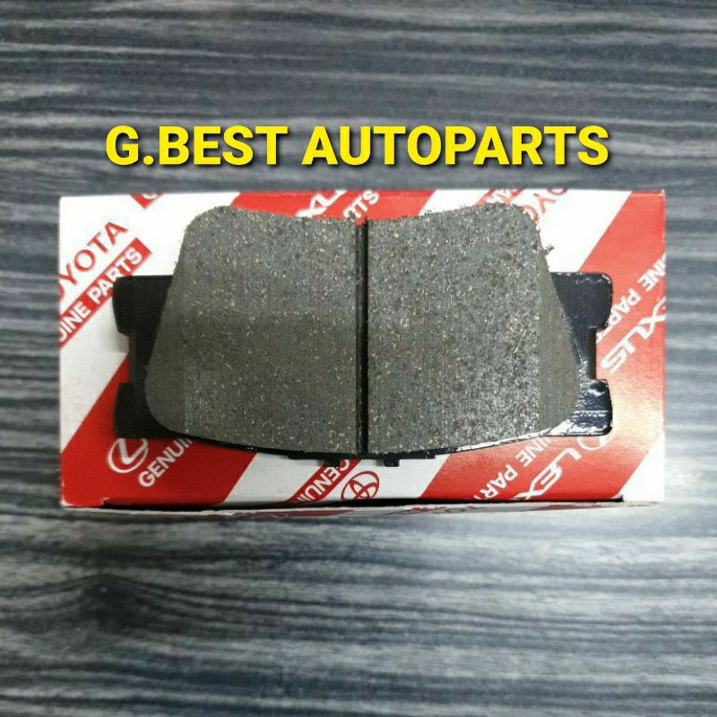 TOYOTA ORIGINAL REAR DISC BRAKE PAD CAMRY 2008-2015 ACV40 ASV50 HARRIER ...