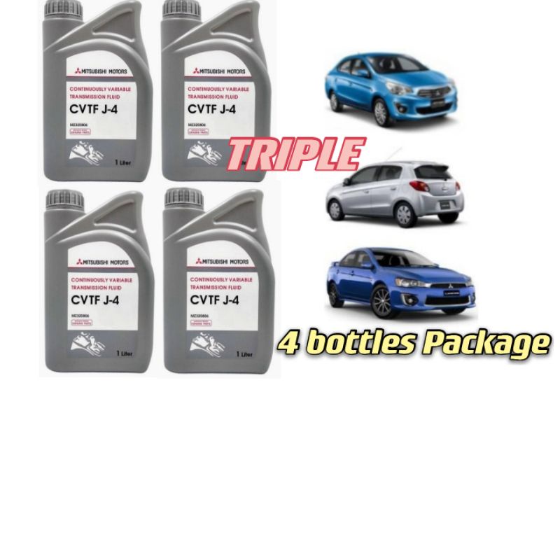 Mitsubishi CVT Fluids J4 (Combo Set) 1litre | Shopee Malaysia