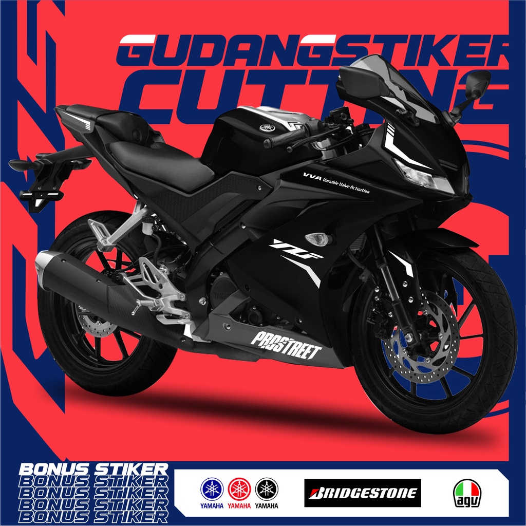 STRIPING CUTTING YAMAHA R15 V3 NEW LIS STICKER MOTORCYCLE ACCESSORIES ...