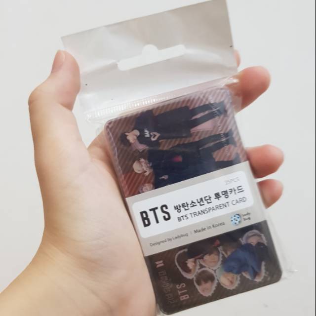 Bts Transparent Card | Shopee Malaysia