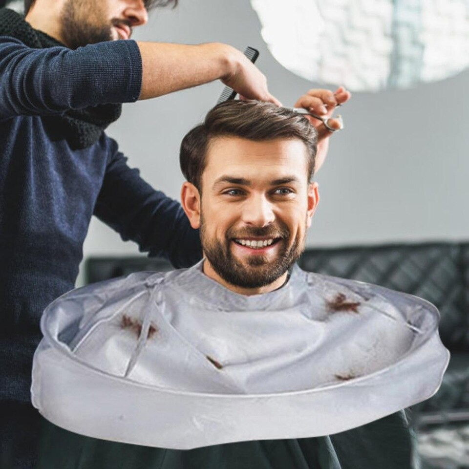 Hair Warp DIY Hair Cutting Cloak Umbrella Cape Salon Barber Home ...