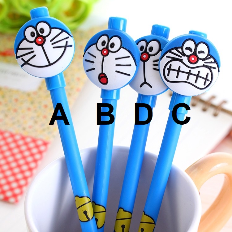 ASOTV® Doraemon Gel Pen Cartoon Stationary Cute Free Gift 4066 Pen Pen ...