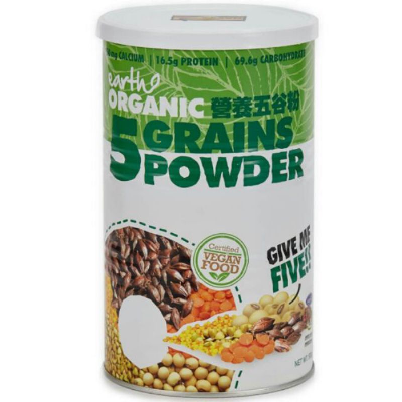Earth Living Organic 5 Grains Powder 营养五谷粉 500g | Shopee Malaysia