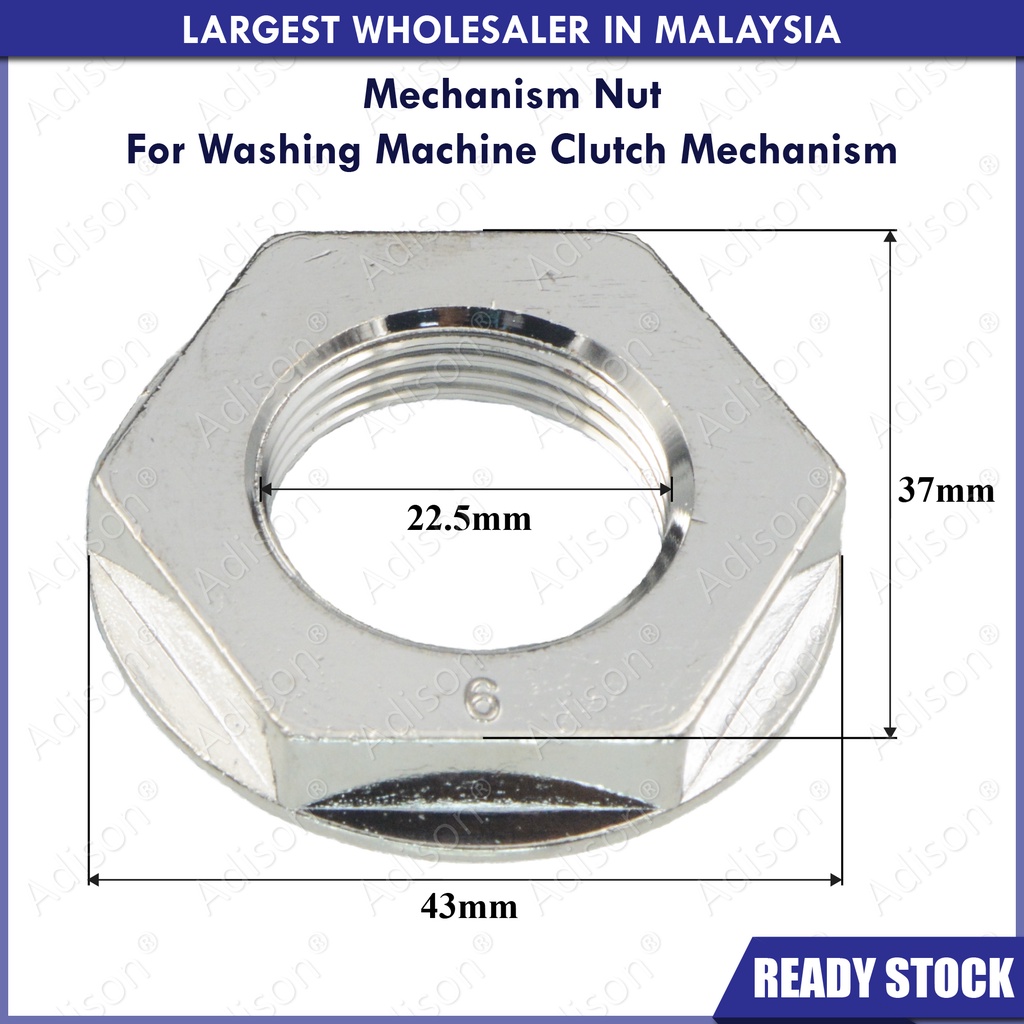 Nut For Washing Machine Clutch Mechanism | Shopee Malaysia