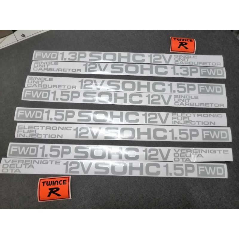 sticker Door 4G15 4G13 12v aka VR4 style door sticker | Shopee Malaysia
