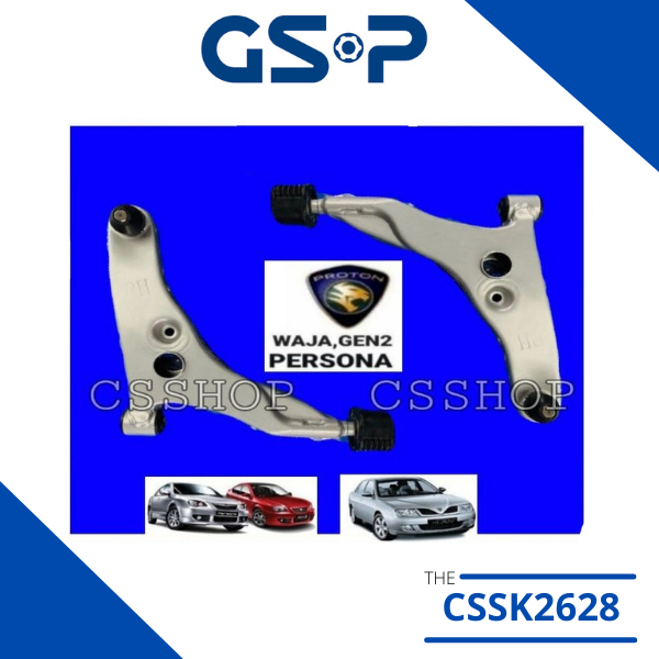 PROTON GSP WAJA , GEN2 , PERSONA LOWER ARM FRONT LEFT / RIGHT WITH 2PCS LINK GS.P SUSPENSION ...