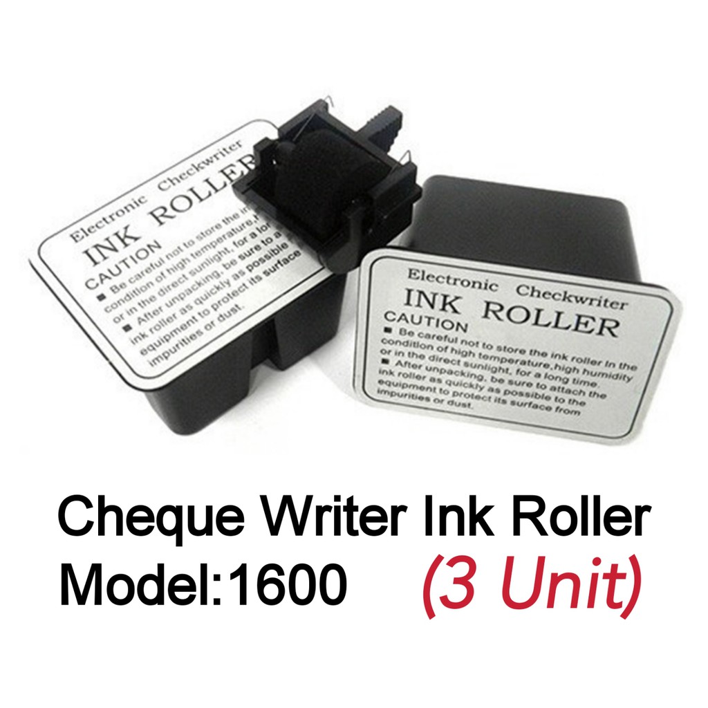 (3 Unit) Ink Roller 1600 For Electronic Checkwriter / Cheque Writer ...