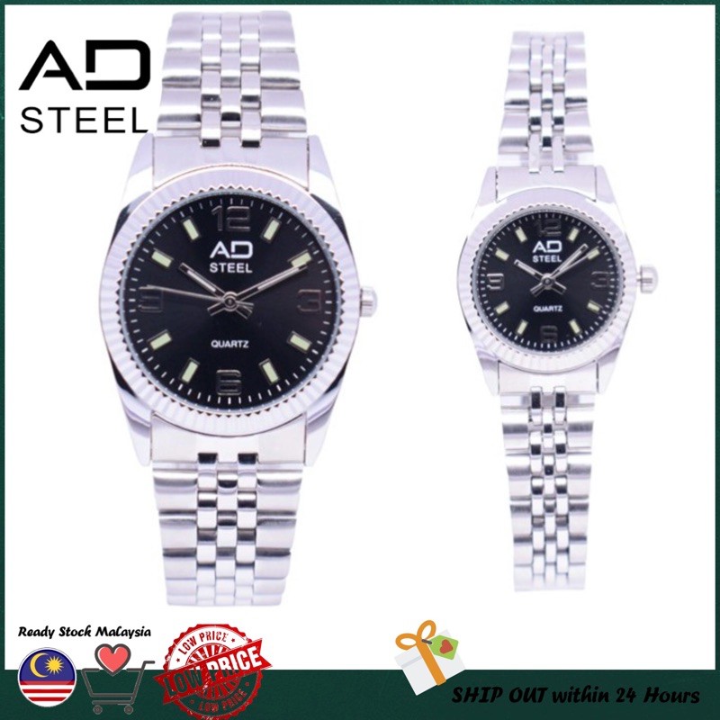 Original 2020 【AD Steel】Tahan Air ,19 Pilihan 😍Chain Couple Set🇲🇾 ...