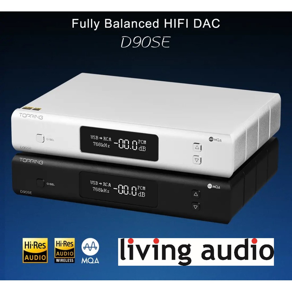Topping D90SE ( Special Edition) MQA Fully Balianced HIFI DAC ES9038PRO ...