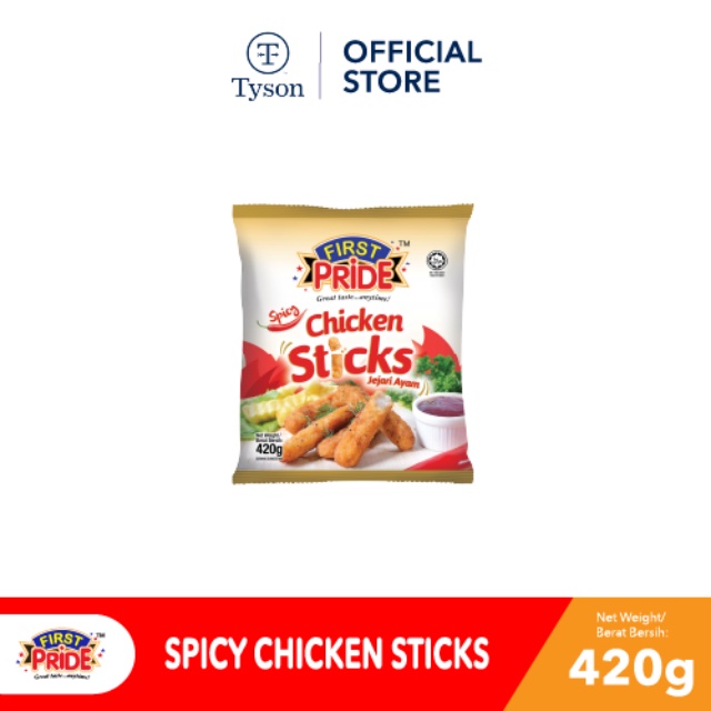First Pride Spicy Tempura Chicken Sticks 420g (Available Now!) | Shopee ...