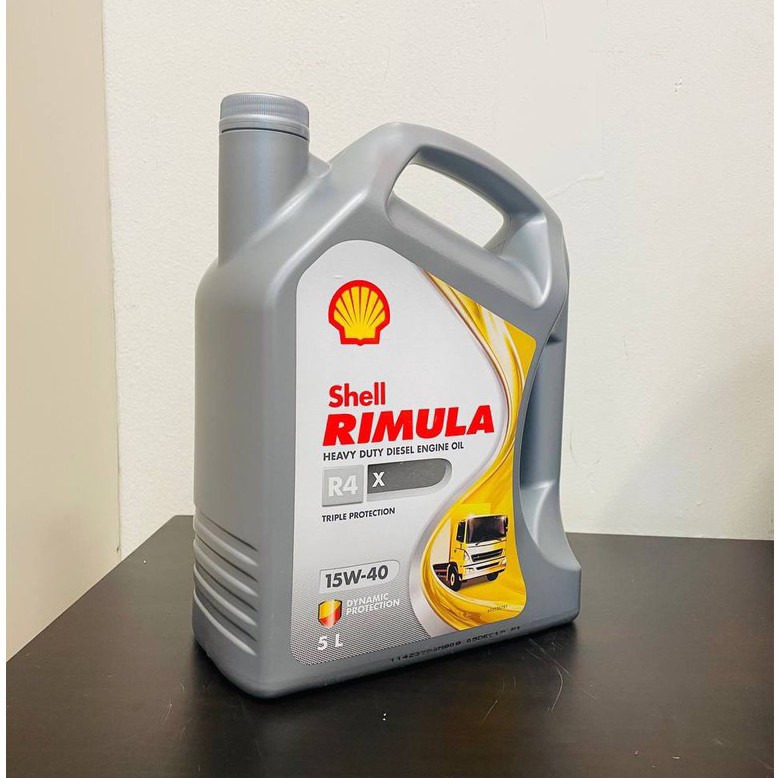 SHELL RIMULA R4 X 5L | Minyak Hitam Lori 100% Original | Shopee Malaysia