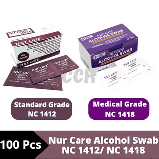 Nur Care Alcohol Swab 100's (Standard/ Medical Grade) | Shopee Malaysia