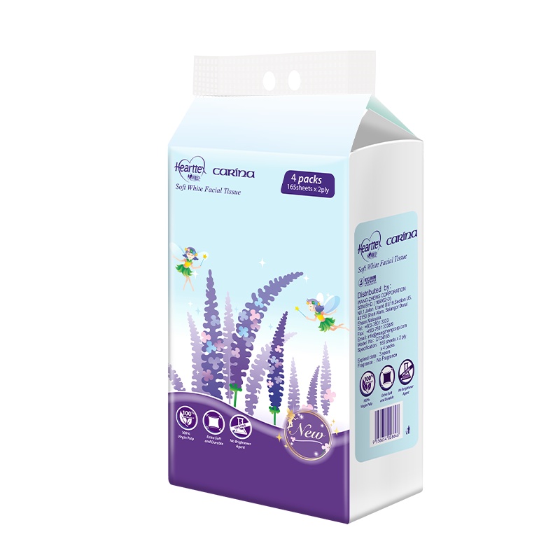 [FREE GIFT & READY STOCKS] Hearttex Carina Soft Pack Facial Tissue2 Ply ...