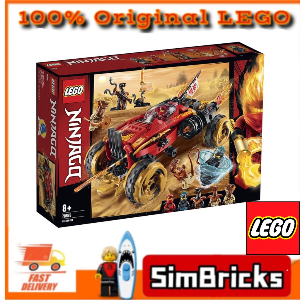 (SimBricks) 70675 LEGO Ninjago Katana 4x4 | Shopee Malaysia