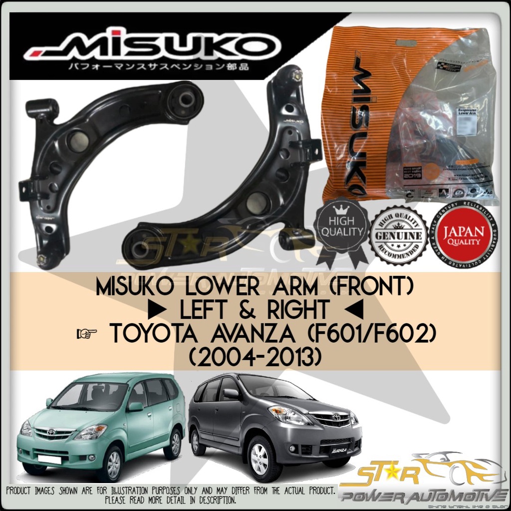 MISUKO Toyota Avanza F601 / F602 (2004-2013) Premium Lower Control ...