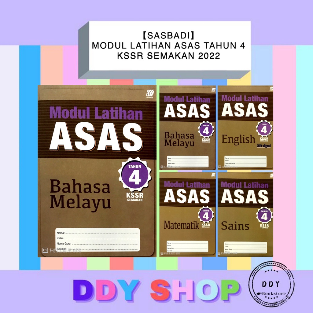 【SASBADI】Modul Latihan ASAS Tahun 4 KSSR Semakan 2022 — Year 4 Workbook / Buku Latihan Tahun 4 ...