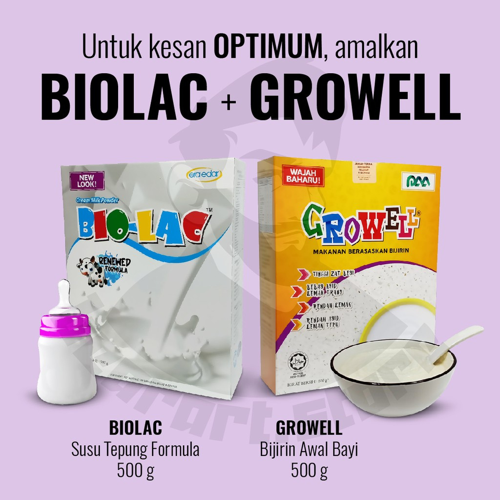 Spot diskaun gaya panas BIOLAC Susu Tepung Formula TAMBAH BERAT BADAN & SELERA MAKAN Bayi Baby ...