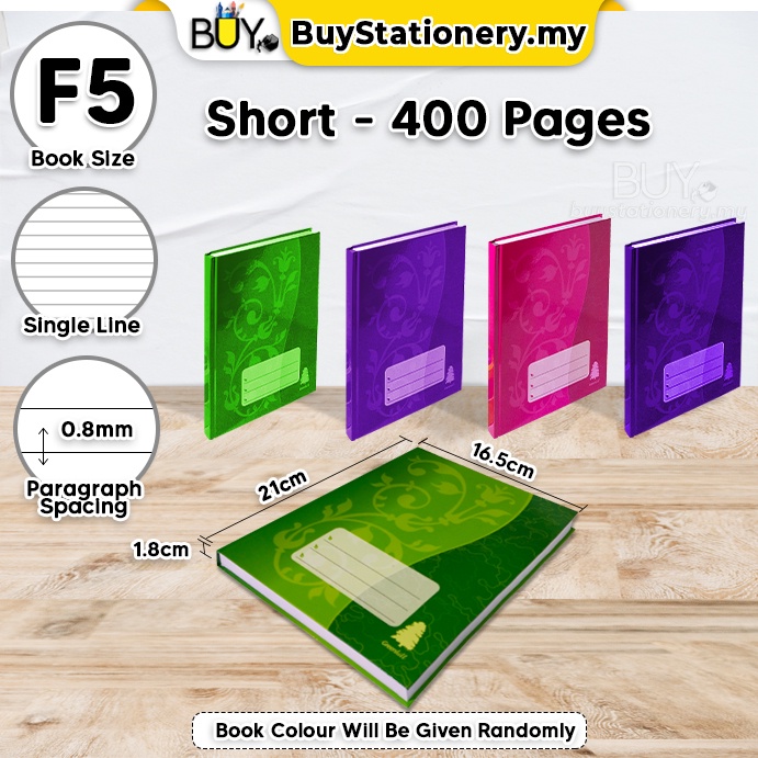 Greenhill F4 F5 Buku Nota Notebook Hard cover Exercise Book Foolscap -(1s/PCS) Buku Log Panjang ...