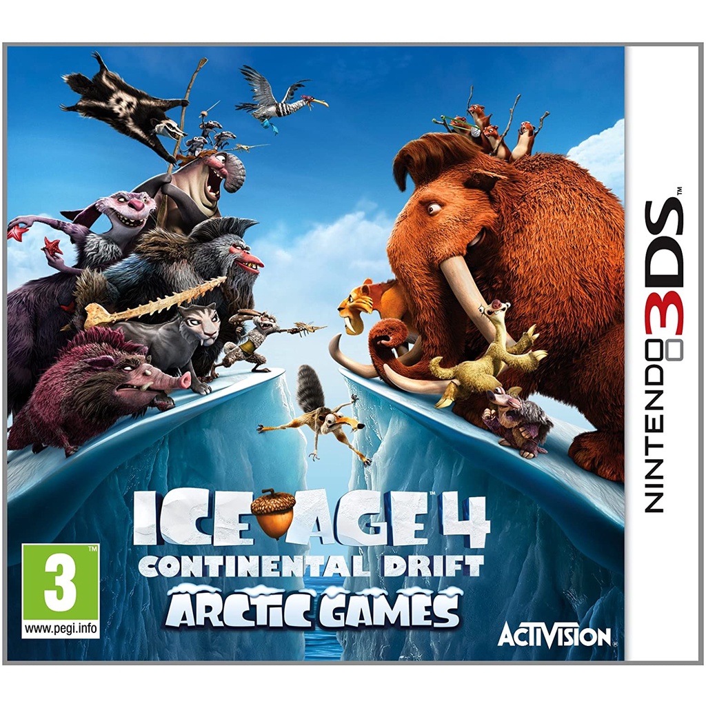[Nintendo 3DS Cia Game] Ice Age : Continental Drift (USA) | Shopee Malaysia