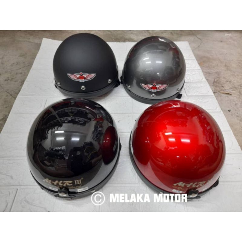 MHR HELMET SEPARUH HELMET STENG | Shopee Malaysia