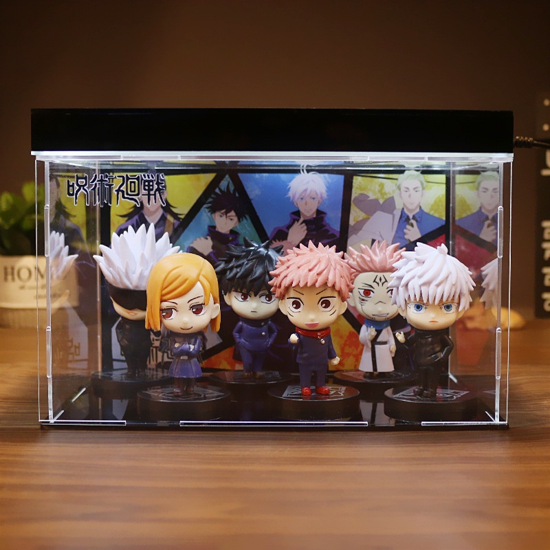 6pcs/set Anime Spell Fighting Figures Fu Hei Hui, Knotweed Yuren, Wild ...