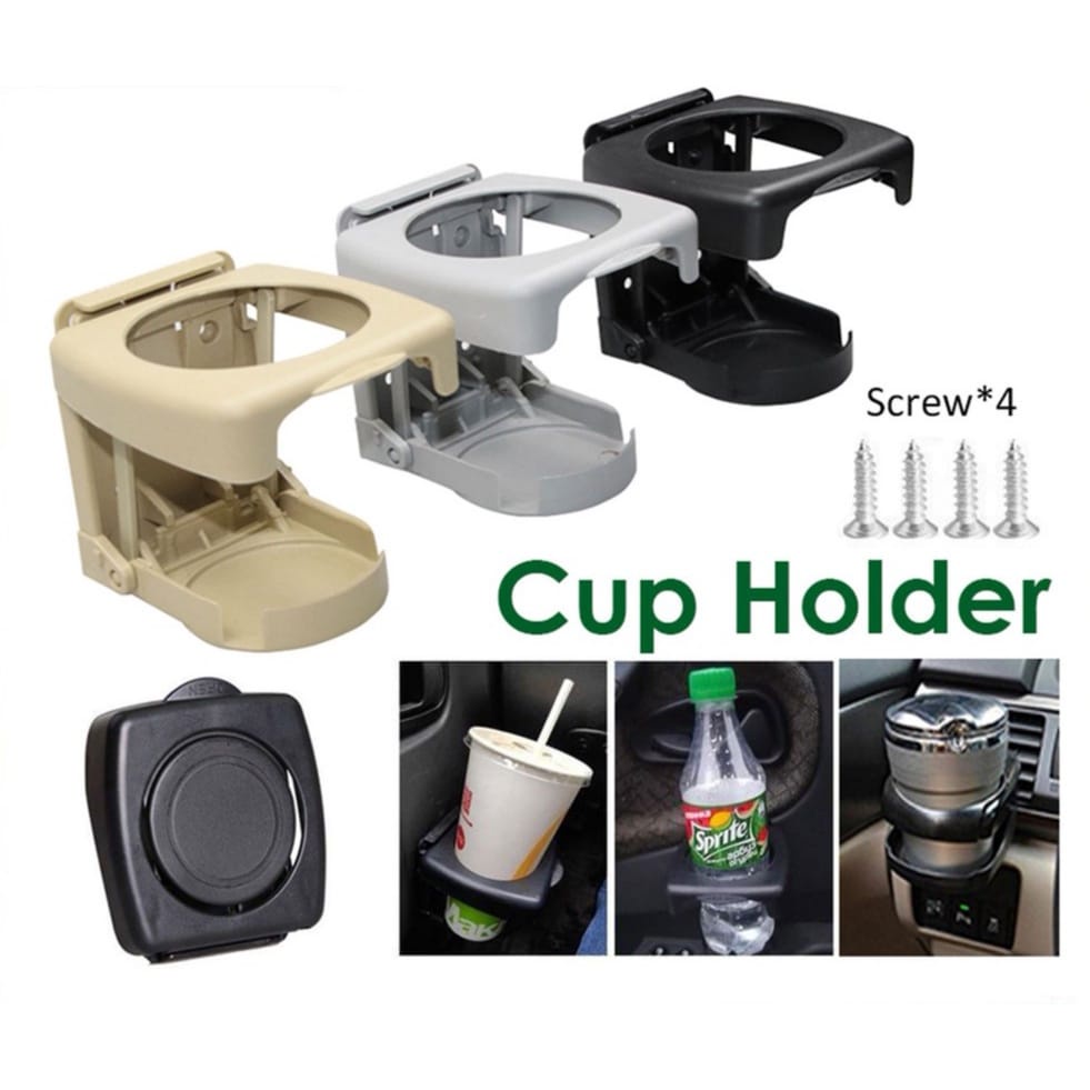 Pemegang Minuman Kereta Botol /Foldable Car Drink Holder Armrest Door ...