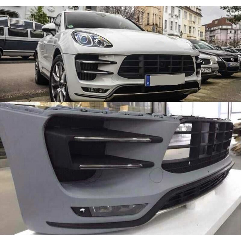 Porsche Macan 95B 2014 2015 2016 2017 2018 Turbo front bumper bodykit ...