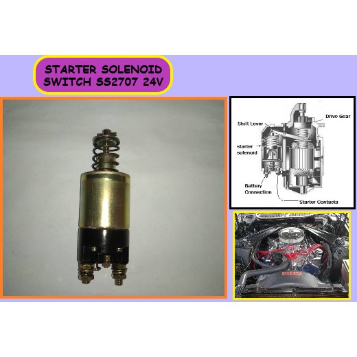 STARTER SOLENOID SWITCH(SUIS SOLENOID PEMULA HINO LORRY & BUS DIESEL SS ...